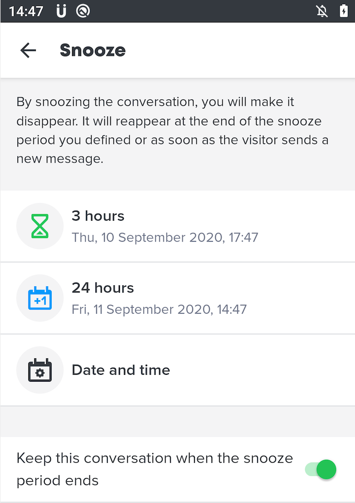Conversation Panel on your Mobile App – ibbü